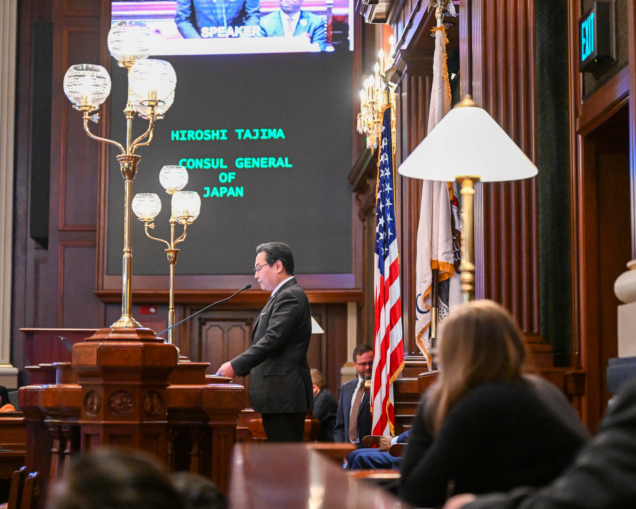 Rep. Meier Meets with the Consul General of Japan - Charlie Meier